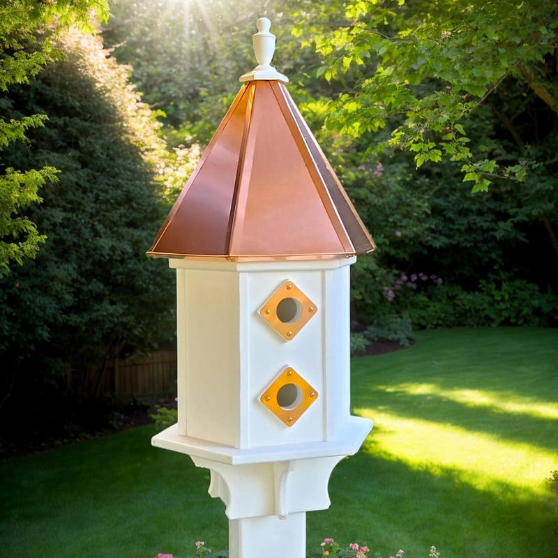 Copper Roof Birdhouse - Etsy