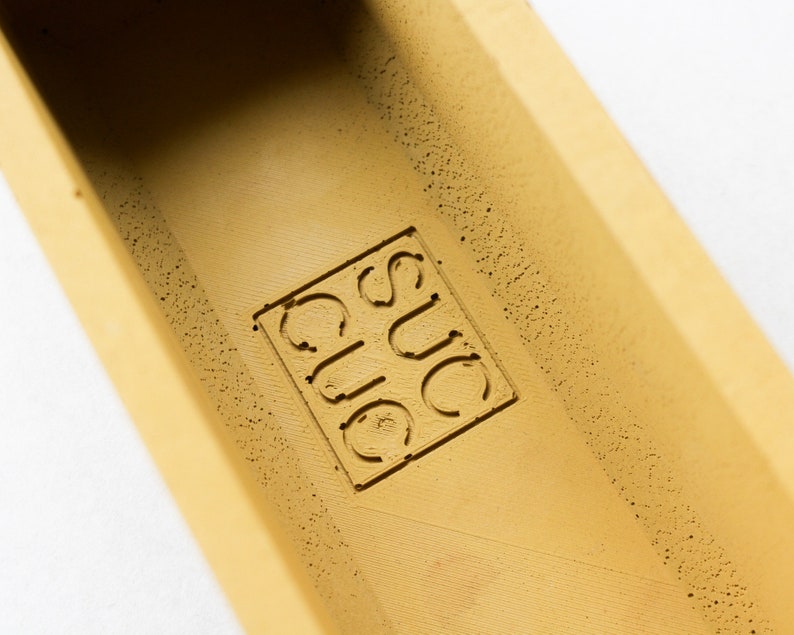 Yellow Terracotta Concrete Planter Box | Minimalist Planter Pot ...