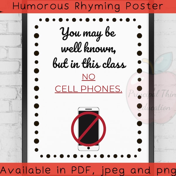 Cell Phones Poster - Etsy