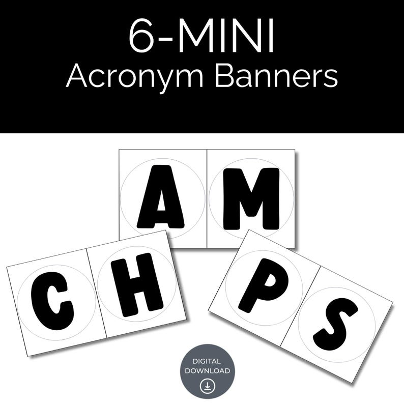 CHAMPS Classroom Expectations Posters | Behavior Management System ...