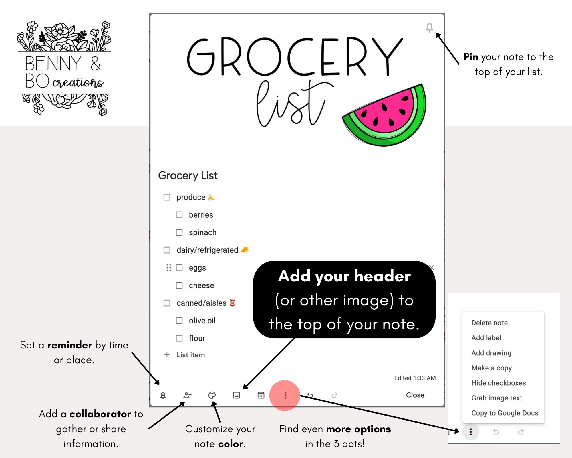 Spring Google Keep Headers, Cute Fonts With Colorful Doodles ...