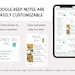 Google Keep Headers, Minimalist Design, Cute Fonts, Black and White - Etsy