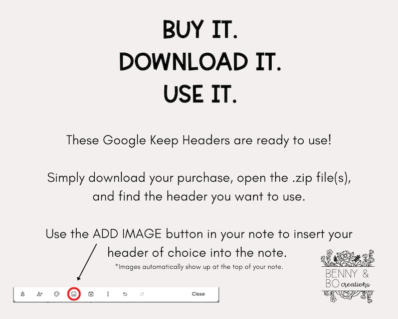 Google Keep Headers, Cute Fonts, Colorful - Etsy