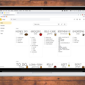 Fall Google Keep Headers Cute Fonts Fall Doodles Minimalist - Etsy