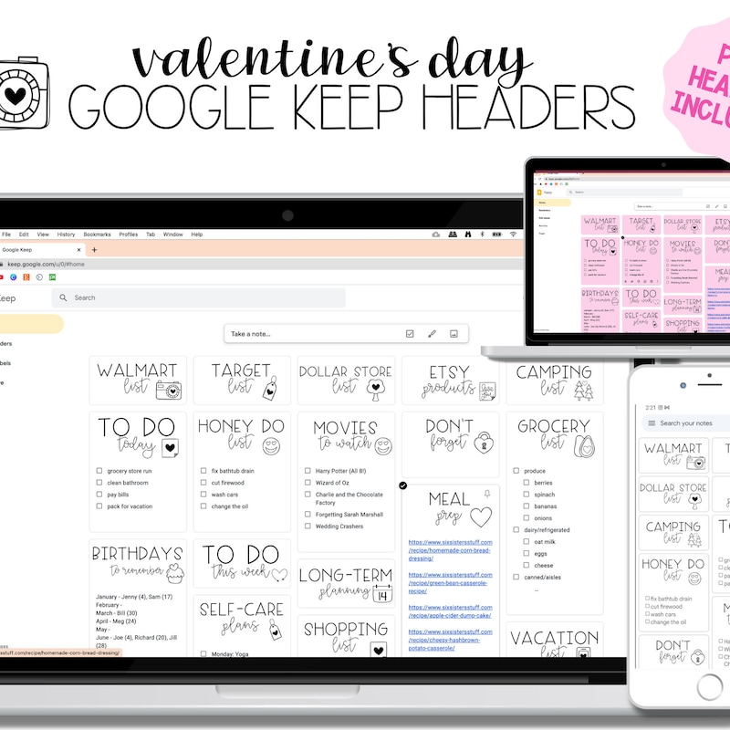 Valentines Day Header - Etsy