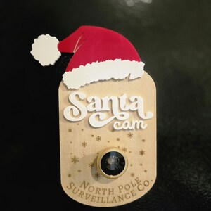 Santa Cam Ornament or Magnet - Etsy