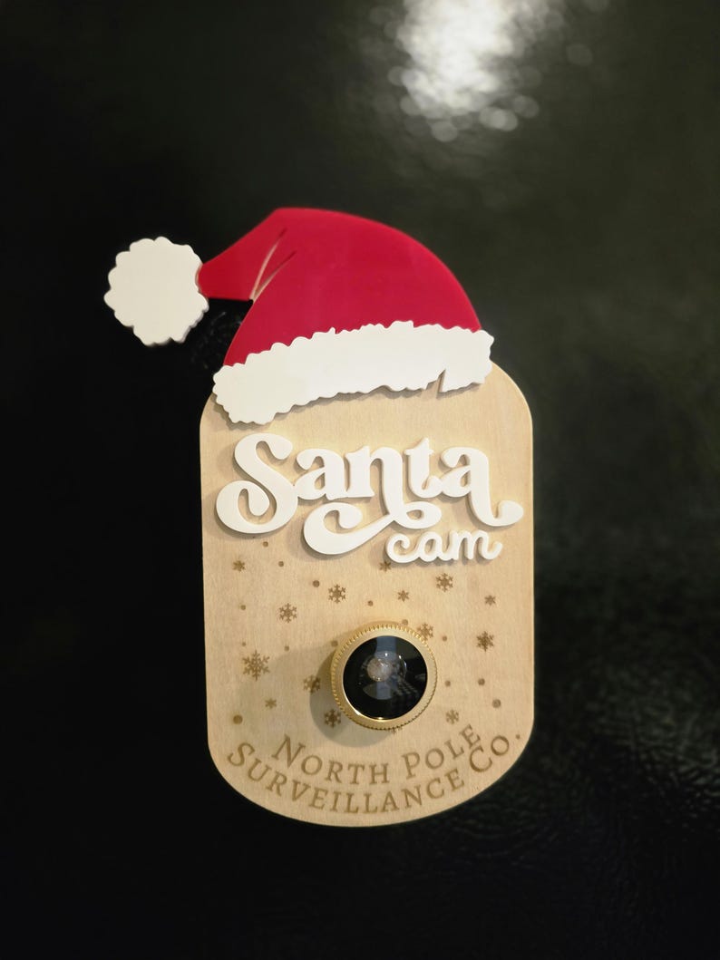 Santa Cam Ornament or Magnet - Etsy