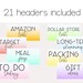 Google Keep Headers, Cute Fonts, Colorful - Etsy