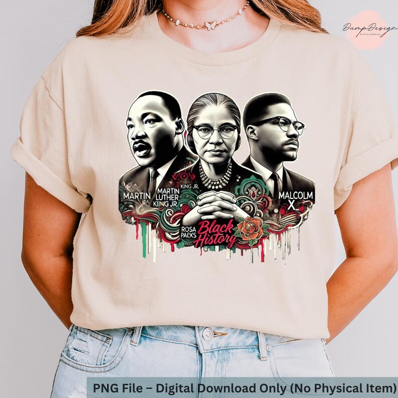 Black History PNG | African American Leaders Clipart | MLK, Rosa Parks ...