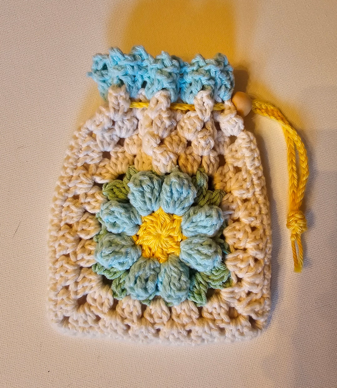 Super Soft "icy Aqua" Drawstring Posey Pouch - Etsy