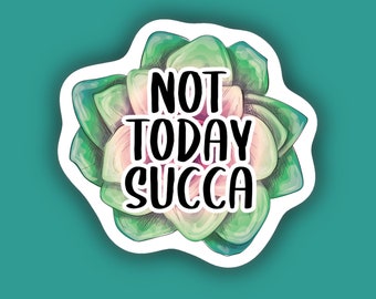Not Today Decal - Etsy