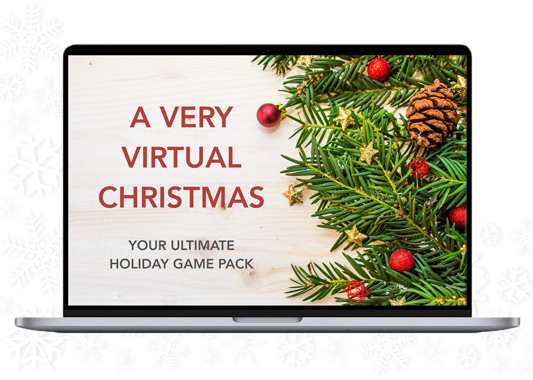 5-in-1 Game Pack for Christmas Party - Zoom Party Trivia and Games for ...