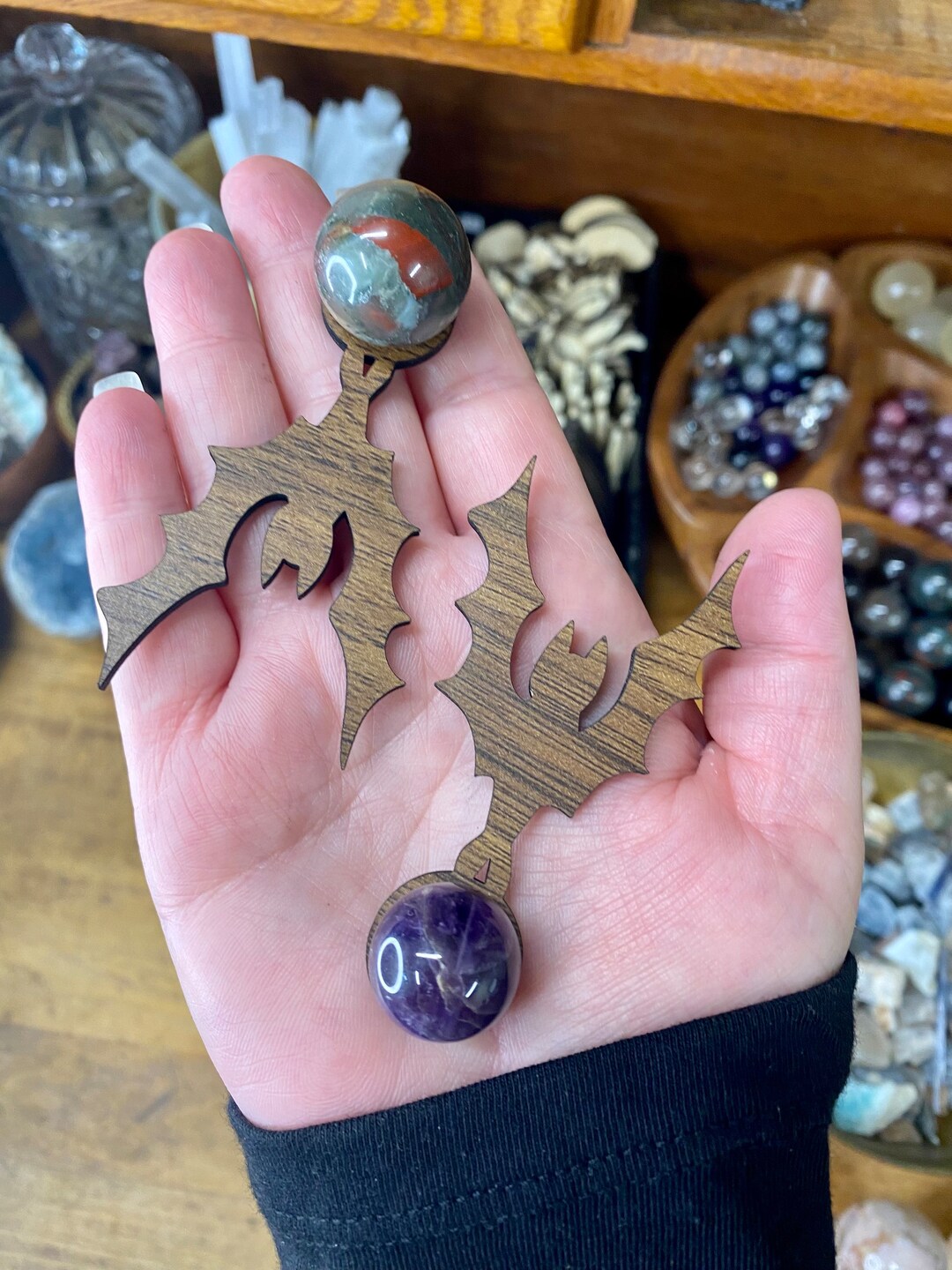 Sphere Holder| Wooden Sphere Holder | Mini Sphere Holder | Bat Sphere ...