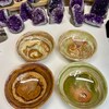 Banded Onyx Coaster Set Mexican Onyx Banded Orange Calcite Coasters ...