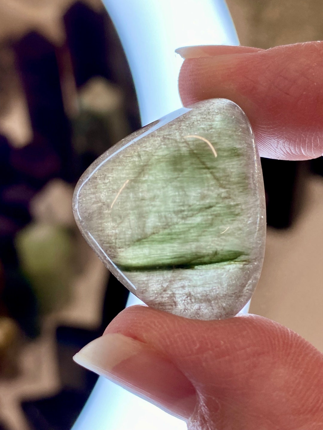 Actinolite Tumbled Stone | Actinolite | Polished Tumbles | Tumbled ...