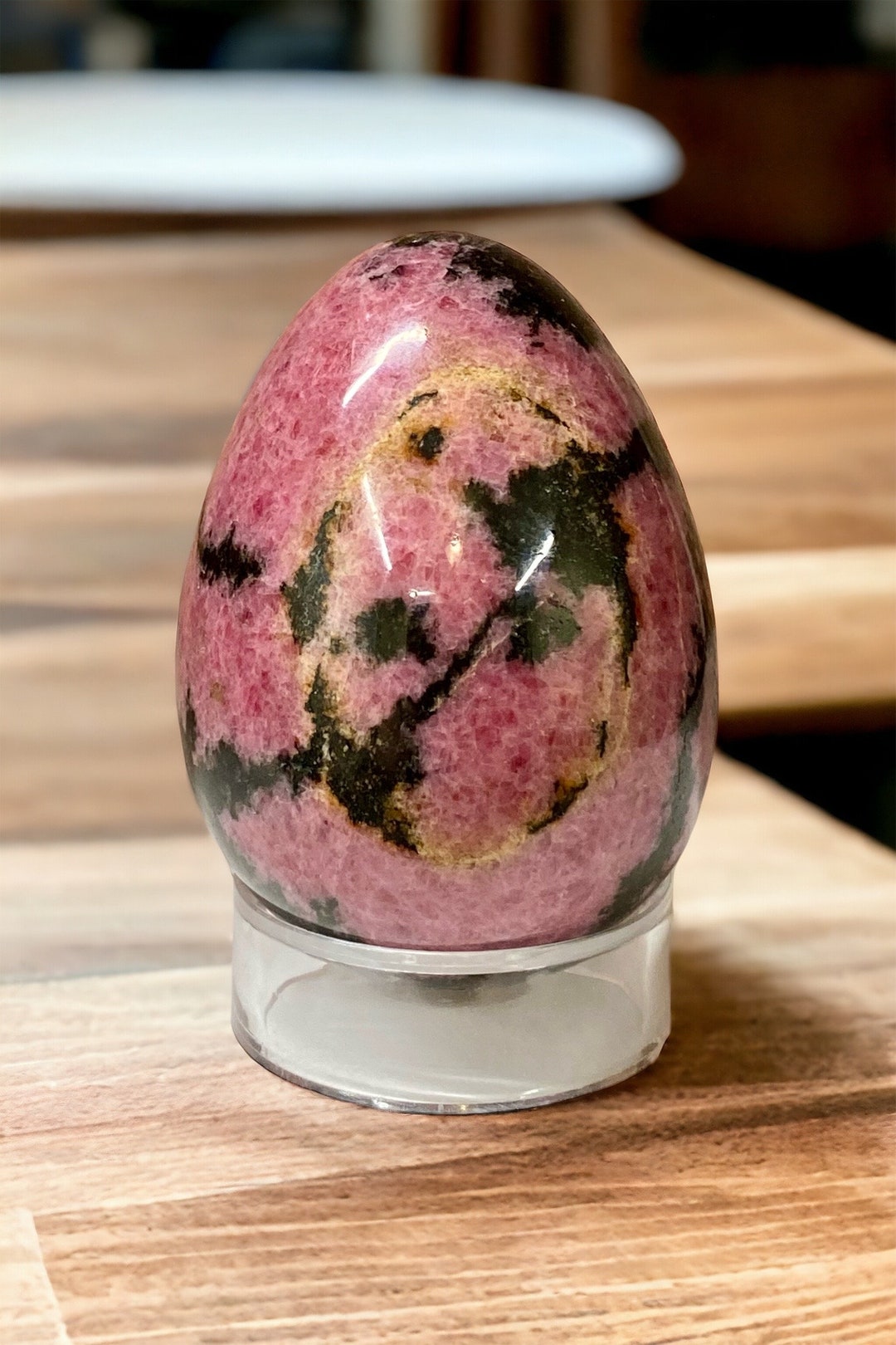 Rhodonite Egg Rhodonite Pink Crystals Healing Crystals - Etsy