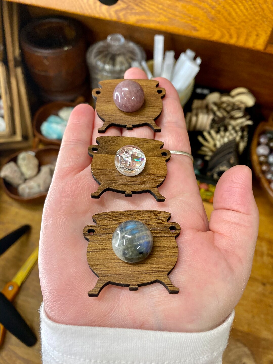 Sphere Holder| Wooden Sphere Holder | Mini Sphere Holder | Cauldron ...