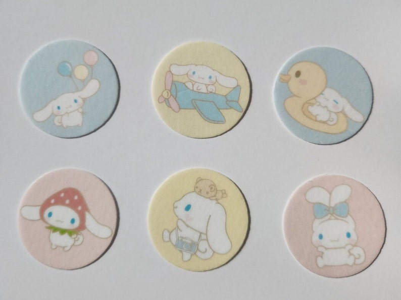 Sanrio Cinnamoroll Edible Toppers ROUND PRE-CUT - Etsy