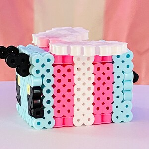 Transgender Flag Lgbeet Minecraft Bees - Minecraft LGBTQ+ Flags Perler ...