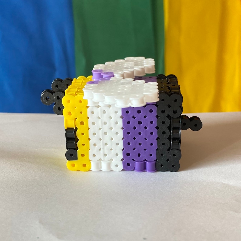 Non-binary Flag Lgbeet Minecraft Bee Enby Enbee Minecraft - Etsy