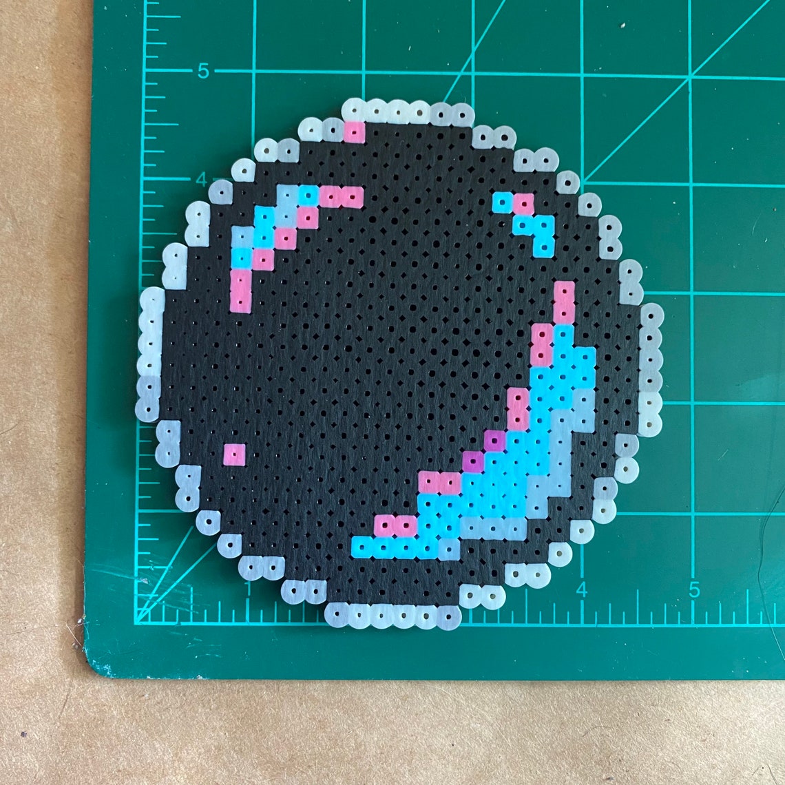 Bubble Coaster - Colorful Perler Beads - Etsy