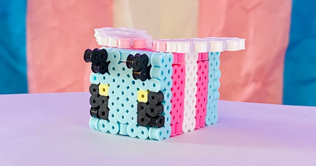 Transgender Flag Lgbeet Minecraft Bees Minecraft LGBTQ - Etsy