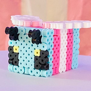 Transgender Flag Lgbeet Minecraft Bees - Minecraft LGBTQ+ Flags Perler ...