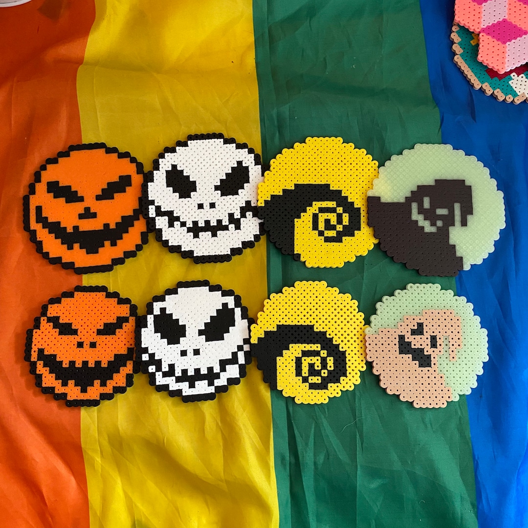 Nightmare Before Christmas Coasters - Small and Medium - Spooky ...