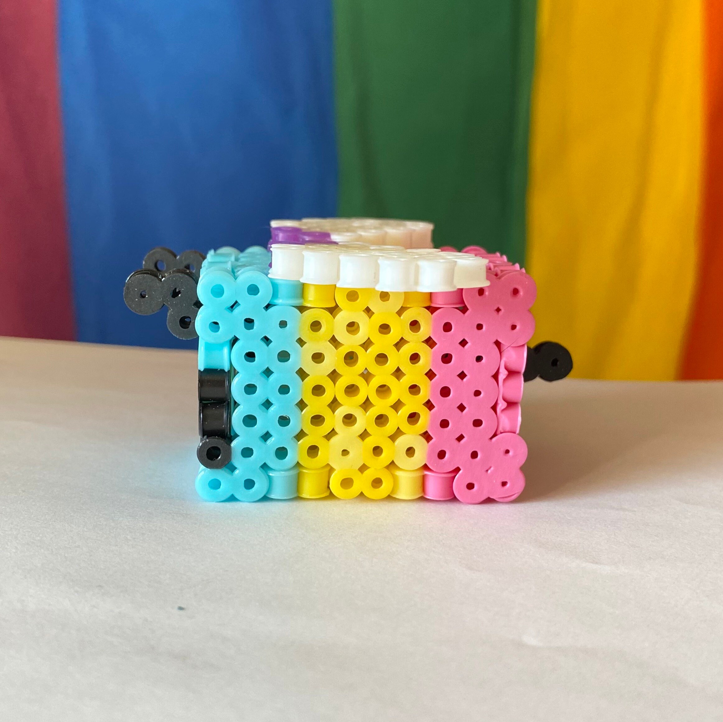 Pansexual Flag lgBEEt Minecraft Bees Minecraft LGBTQ Flags | Etsy