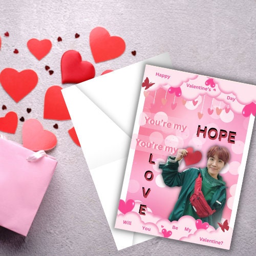 2024 BTS Valentine's Day Cards / Valentine's Day Cards / Digital Cards ...