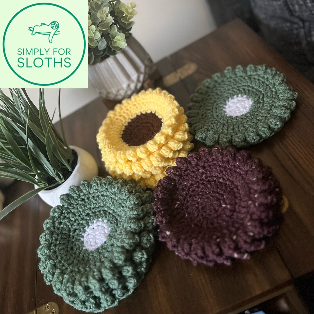 Decorative Coasters Handmade Crochet 2 Pack - Etsy