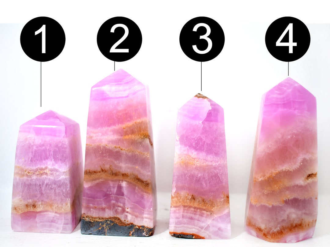 Rare Pink Aragonite Towers - Natural Pink AAA Quality - for the Heart ...