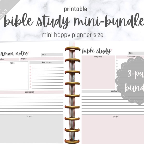 Happy Planner Bible - Etsy