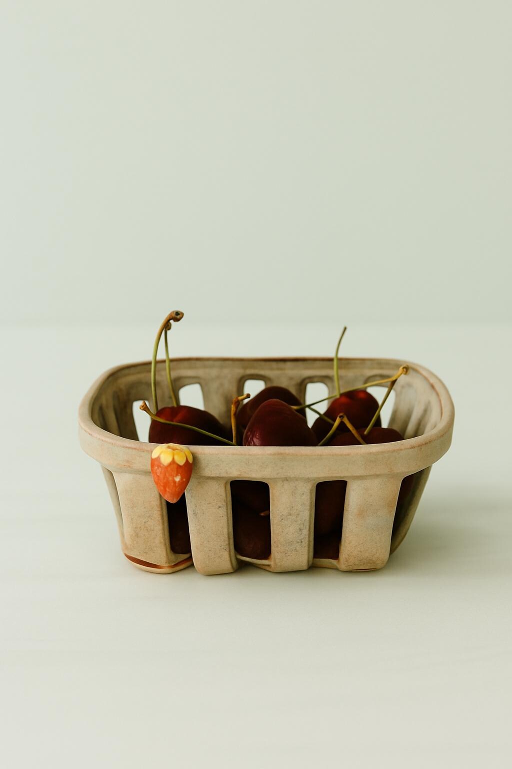 Ceramic Berry Strainer ~ Basket Design - Etsy