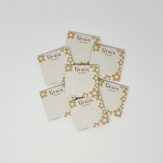 Brain Dump Post-it-notes Sticky Notes Cute Sticky Notes | Etsy