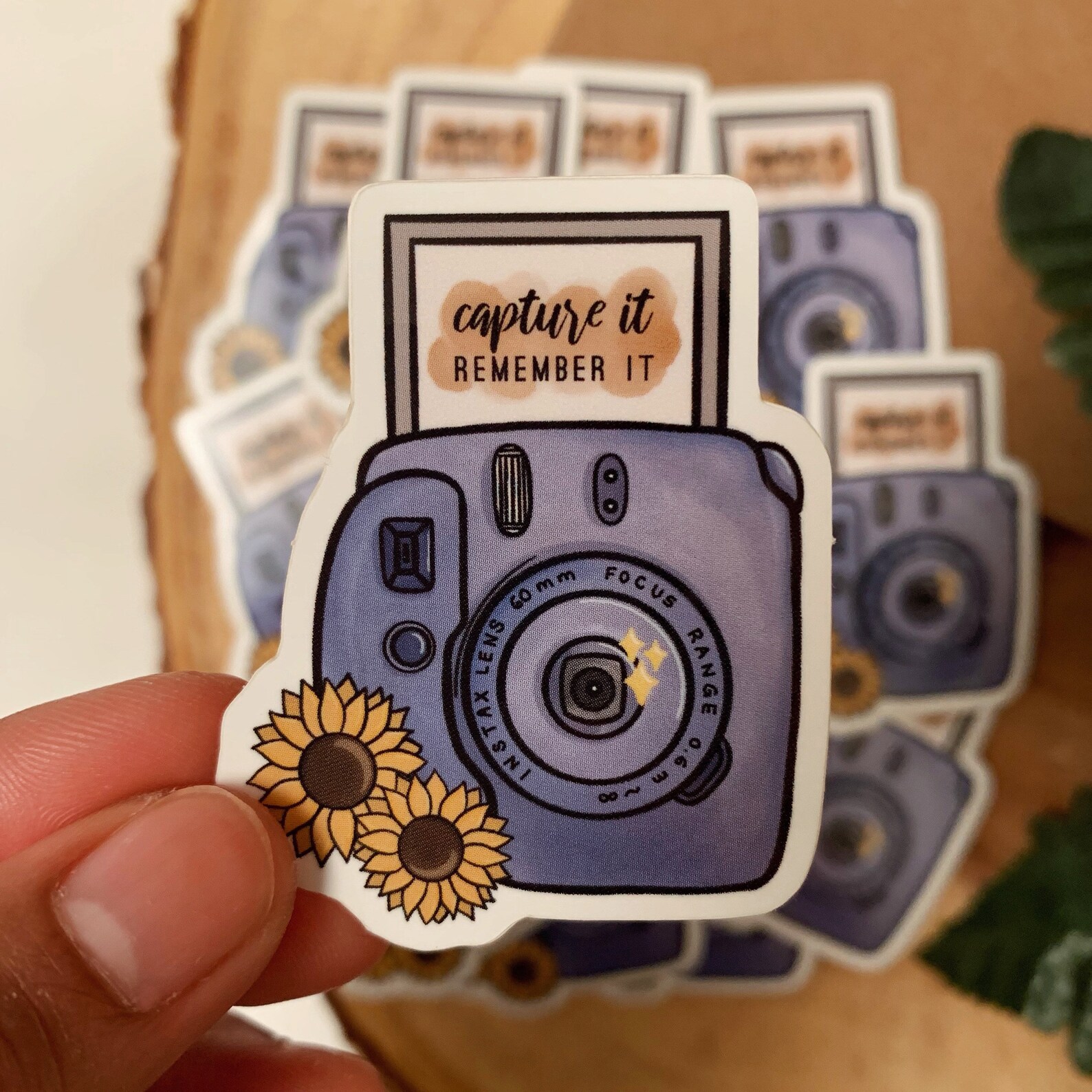 Instax Sticker Cute Sticker Die-cut Sticker Aesthetic | Etsy