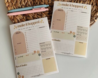 Aesthetic Notepad | Etsy