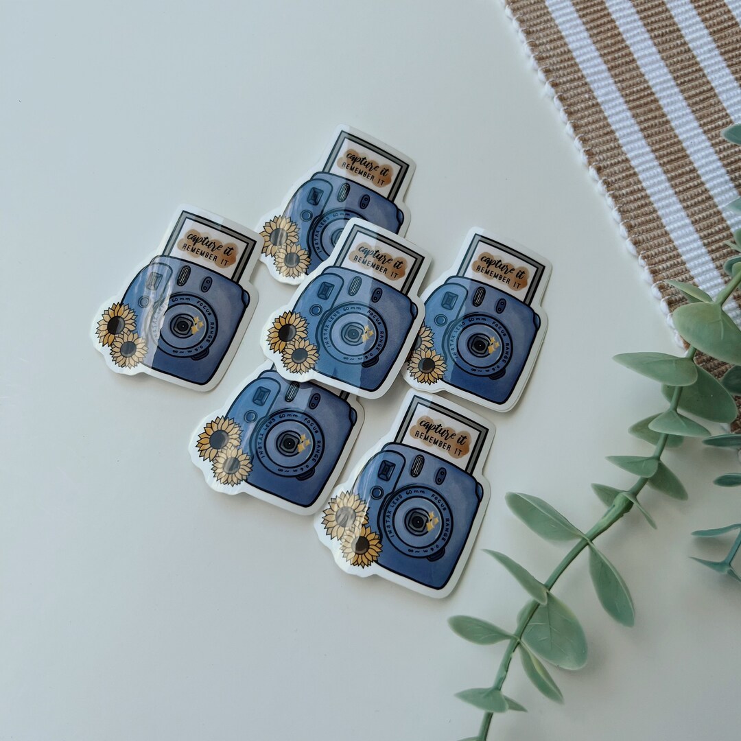 Instax Sticker, Cute Sticker, Die-cut Sticker Aesthetic Sticker, Laptop ...