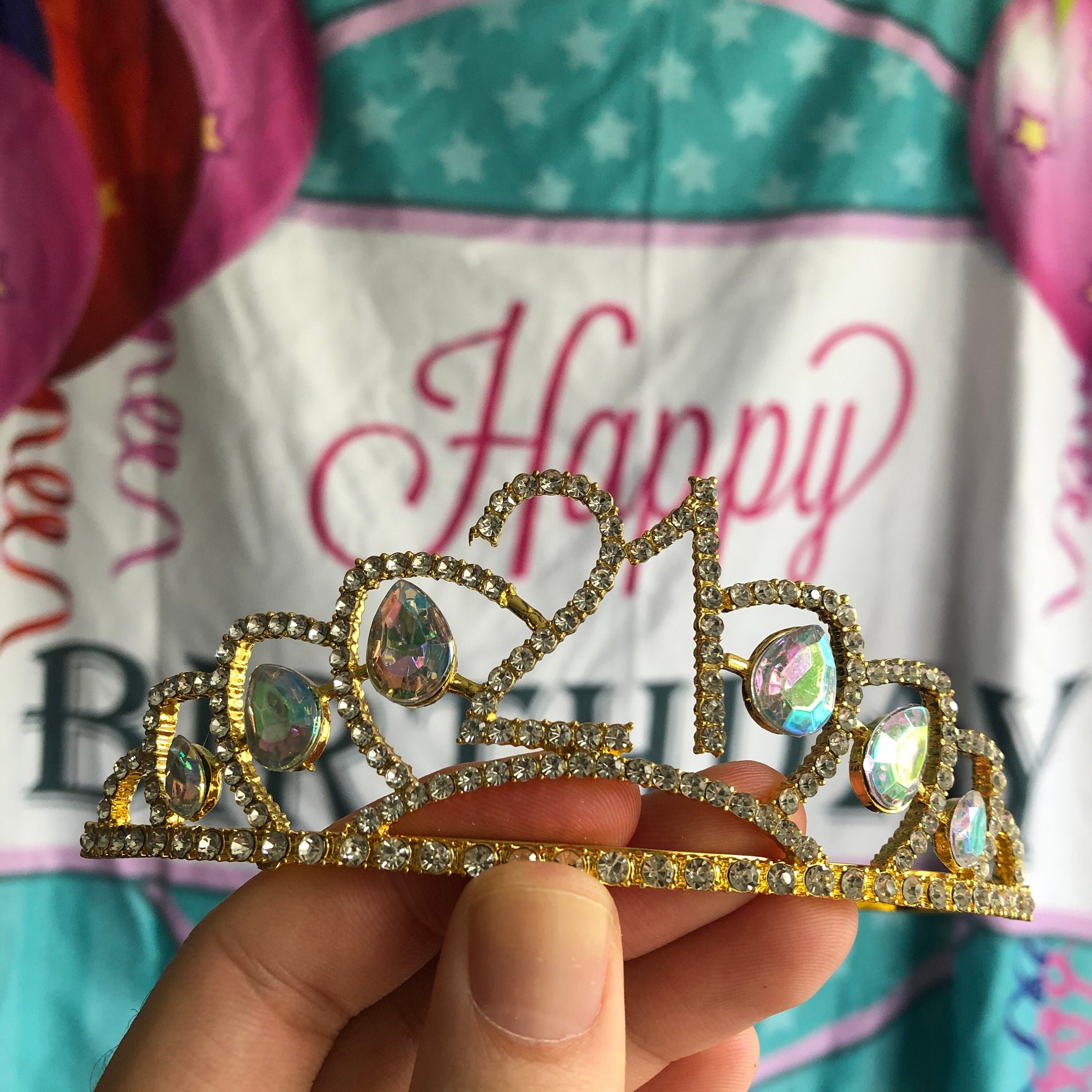 Gold 21st Birthday tiara21 Crystal TiaraRhinestone Crown21 | Etsy