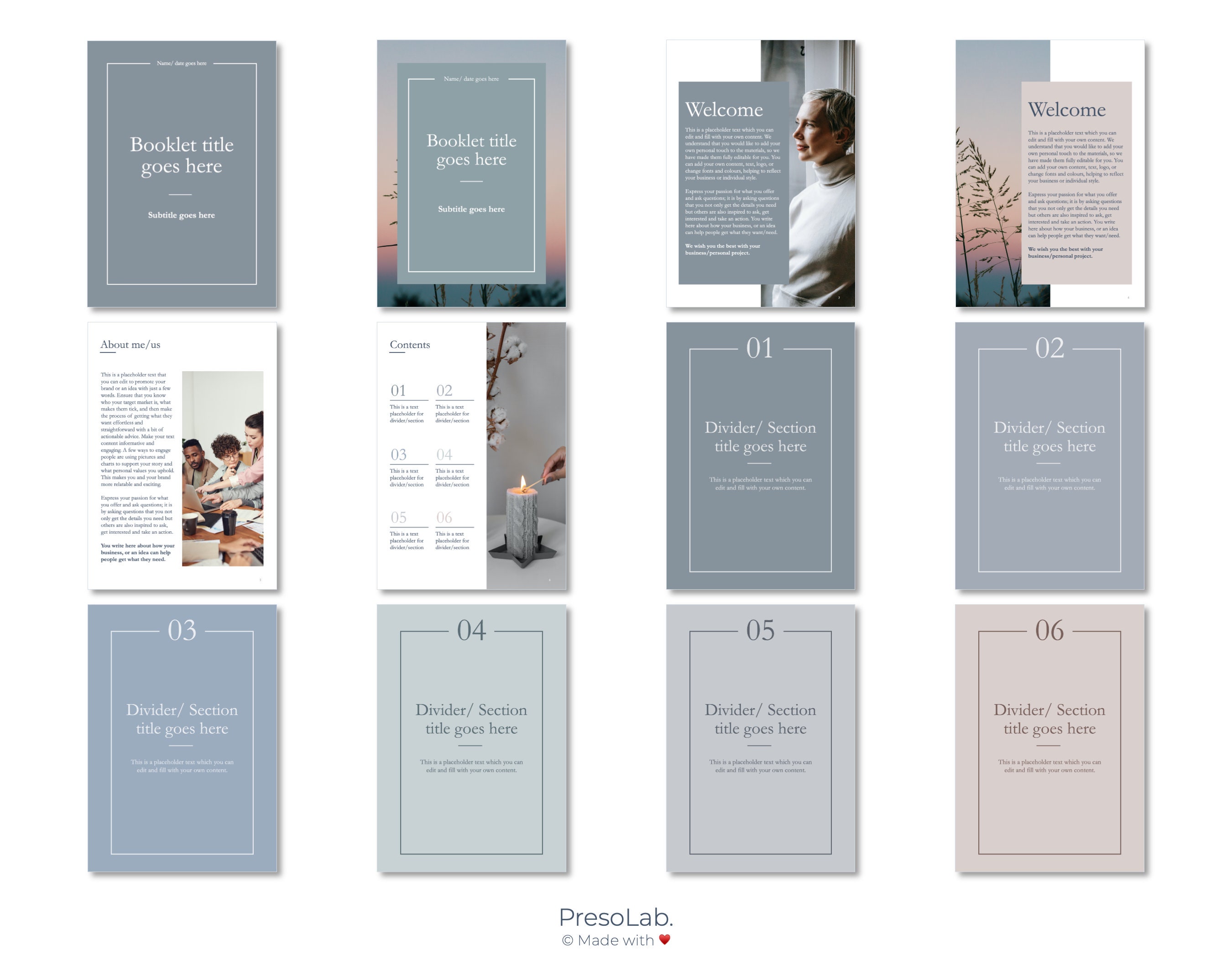 POWERPOINT BOOKLET TEMPLATE Instant Digital Editable - Etsy Australia