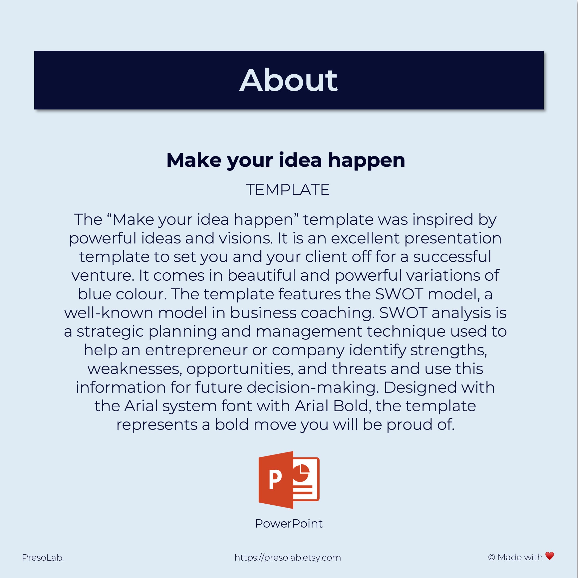 POWERPOINT BOOKLET TEMPLATE Instant Digital Editable Download Make Your ...