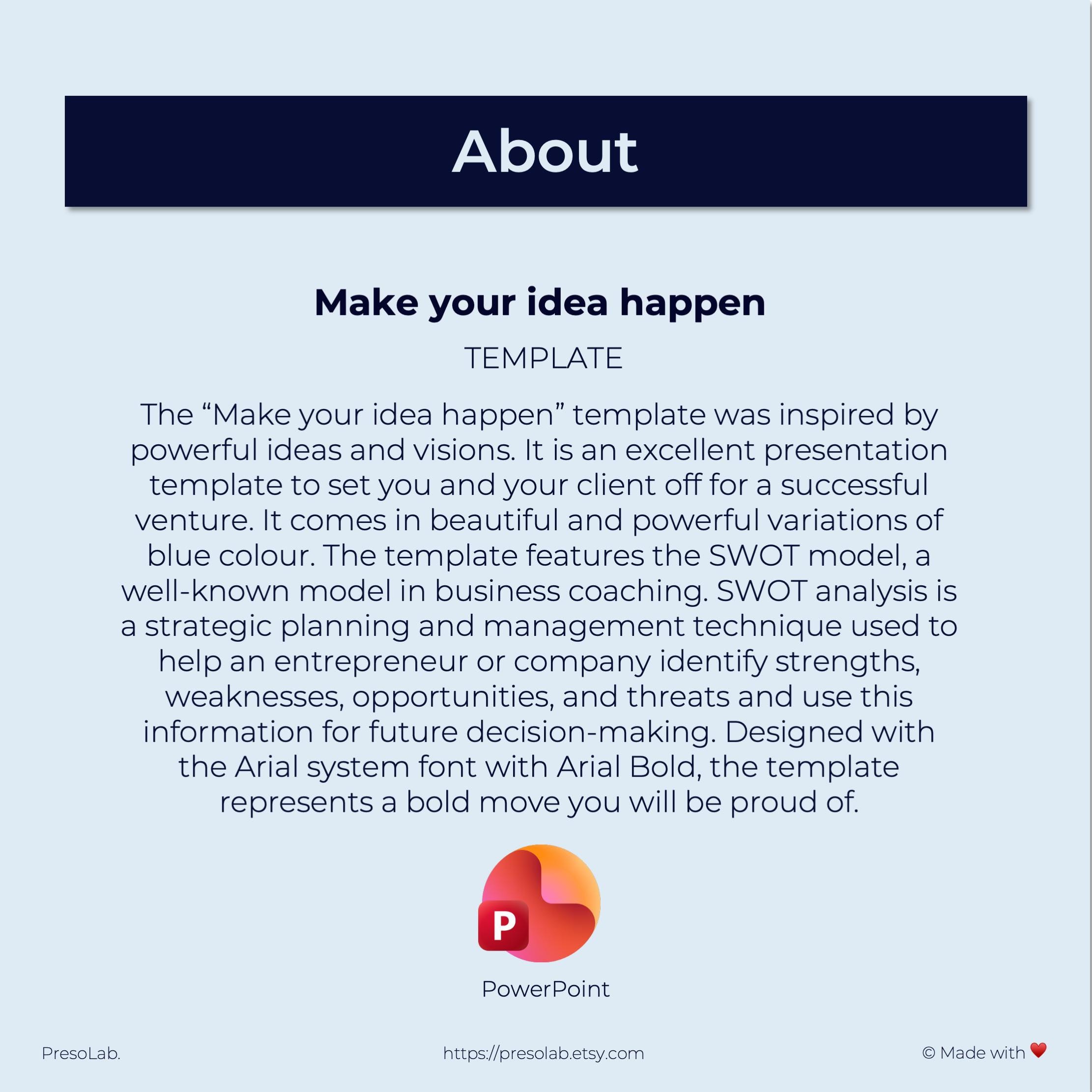 POWERPOINT BOOKLET TEMPLATE – Instant Digital Editable Download – Make ...