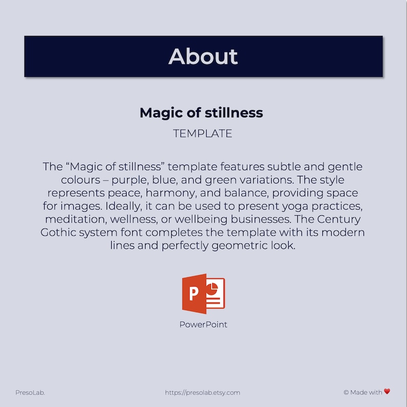 POWERPOINT PRESENTATION TEMPLATE – Instant Digital Editable Download ...