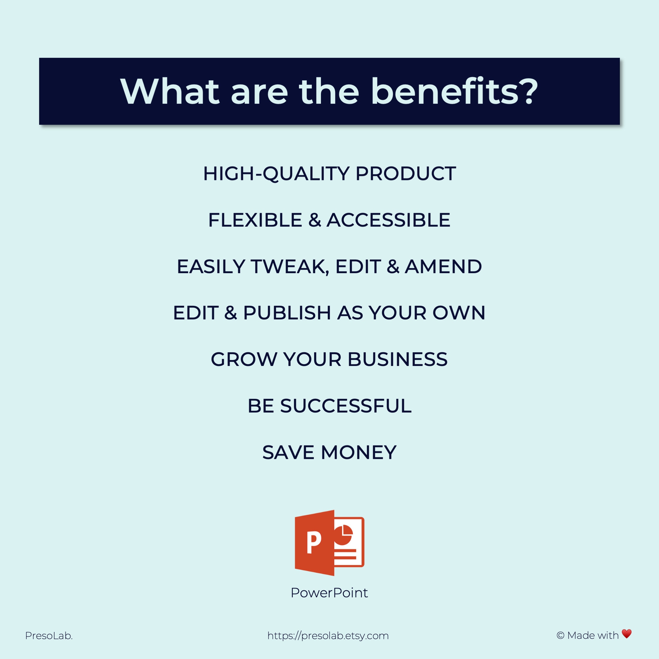 POWERPOINT BOOKLET TEMPLATE – Instant Digital Editable Download – Grow ...