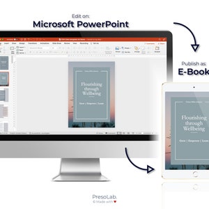 POWERPOINT BOOKLET TEMPLATE Instant Digital Editable Download - Etsy