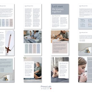 POWERPOINT BOOKLET TEMPLATE Instant Digital Editable - Etsy