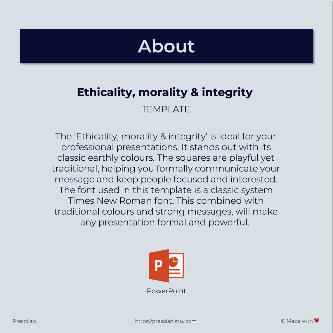 POWERPOINT BOOKLET TEMPLATE Instant Digital Editable Download ...