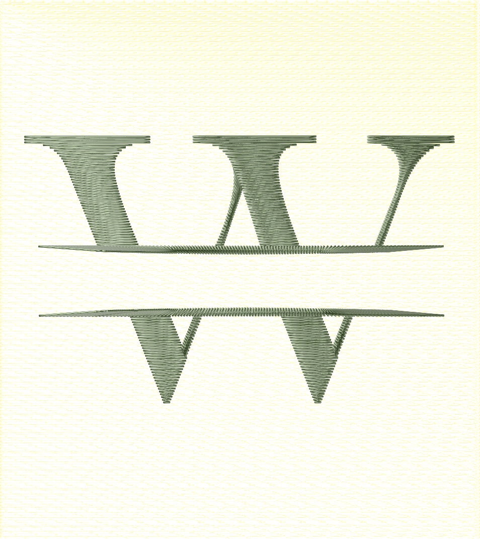 Fancy Monogram Embroidery Font, Trendy Serif Fonts PES, Wedding ...