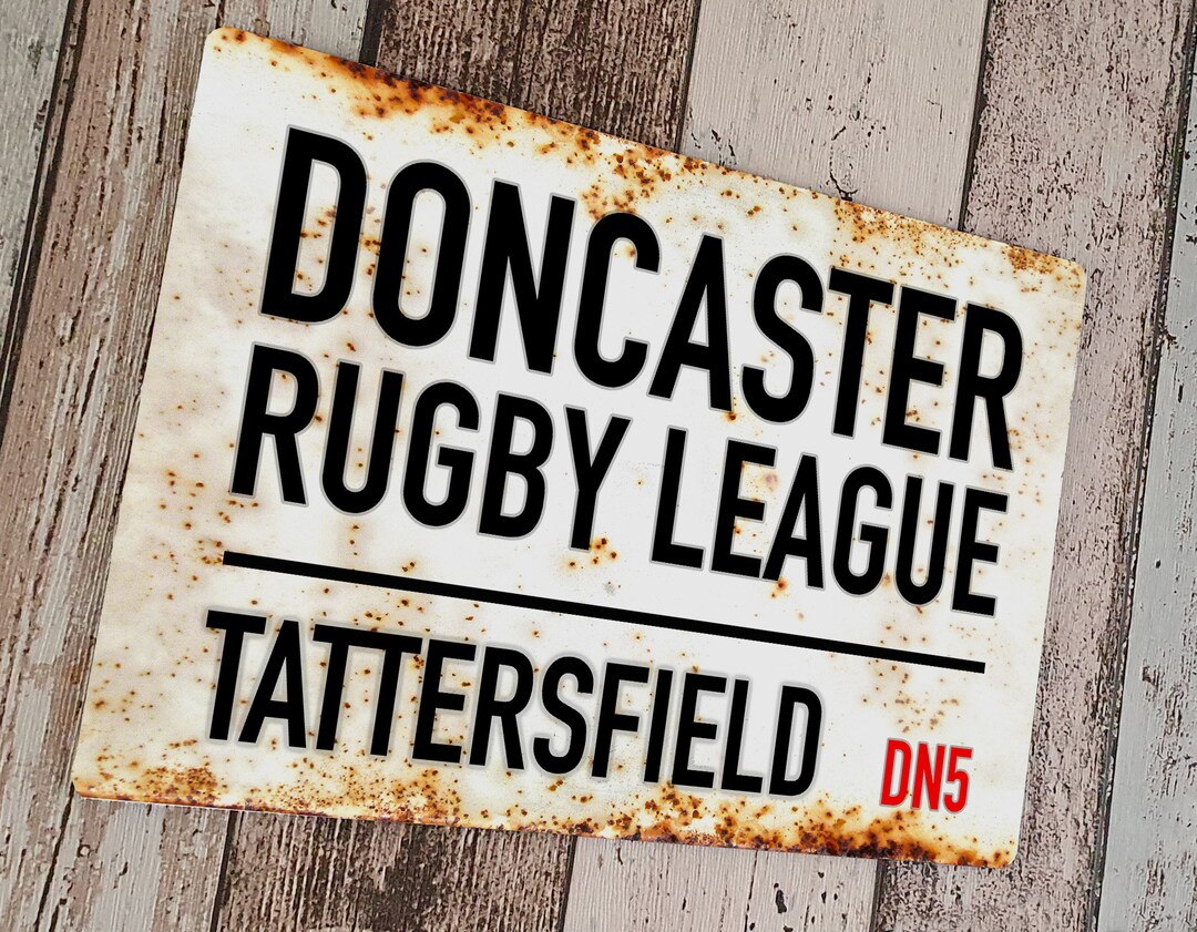 Doncaster RL (tattersfield) Vintage Street Sign - Etsy UK