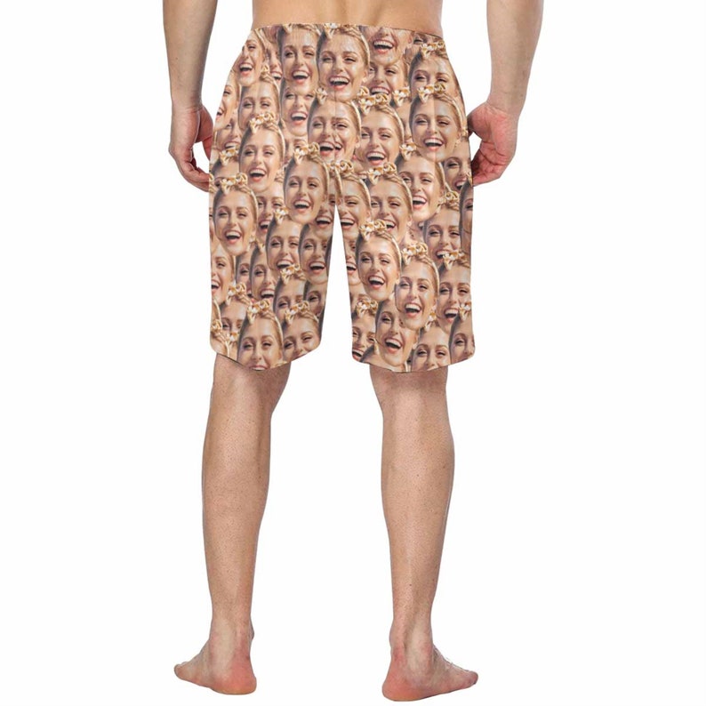 Custom Face Swim Trunk for Men Personalized Shorts With - Etsy